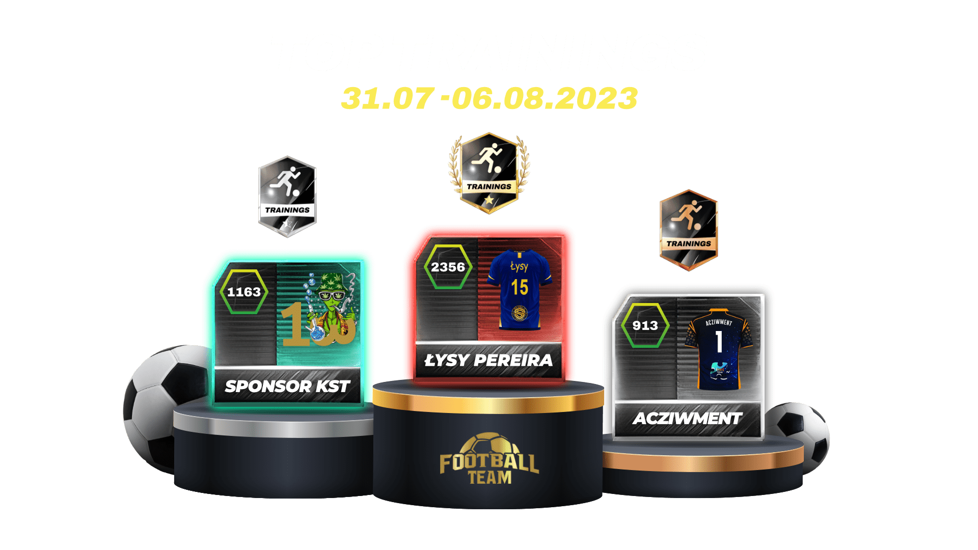 TOP 3 OF THE WEEK - 31.07 - 06.08